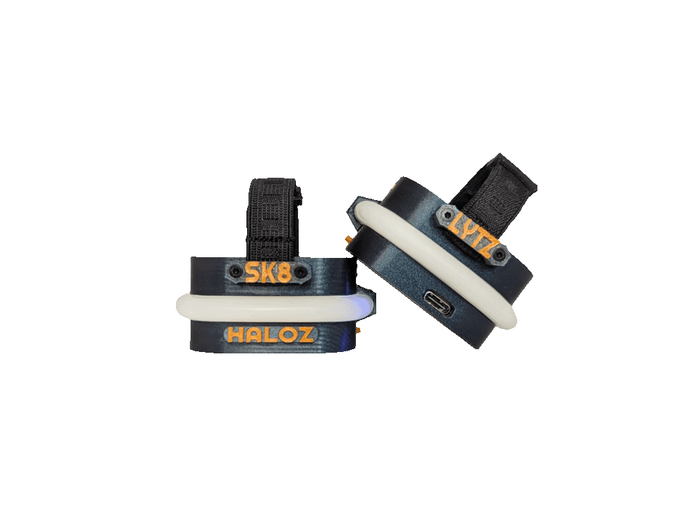 SK8Lytz HALOZ - Rechargeable Roller Skate Lights - Neogleamz