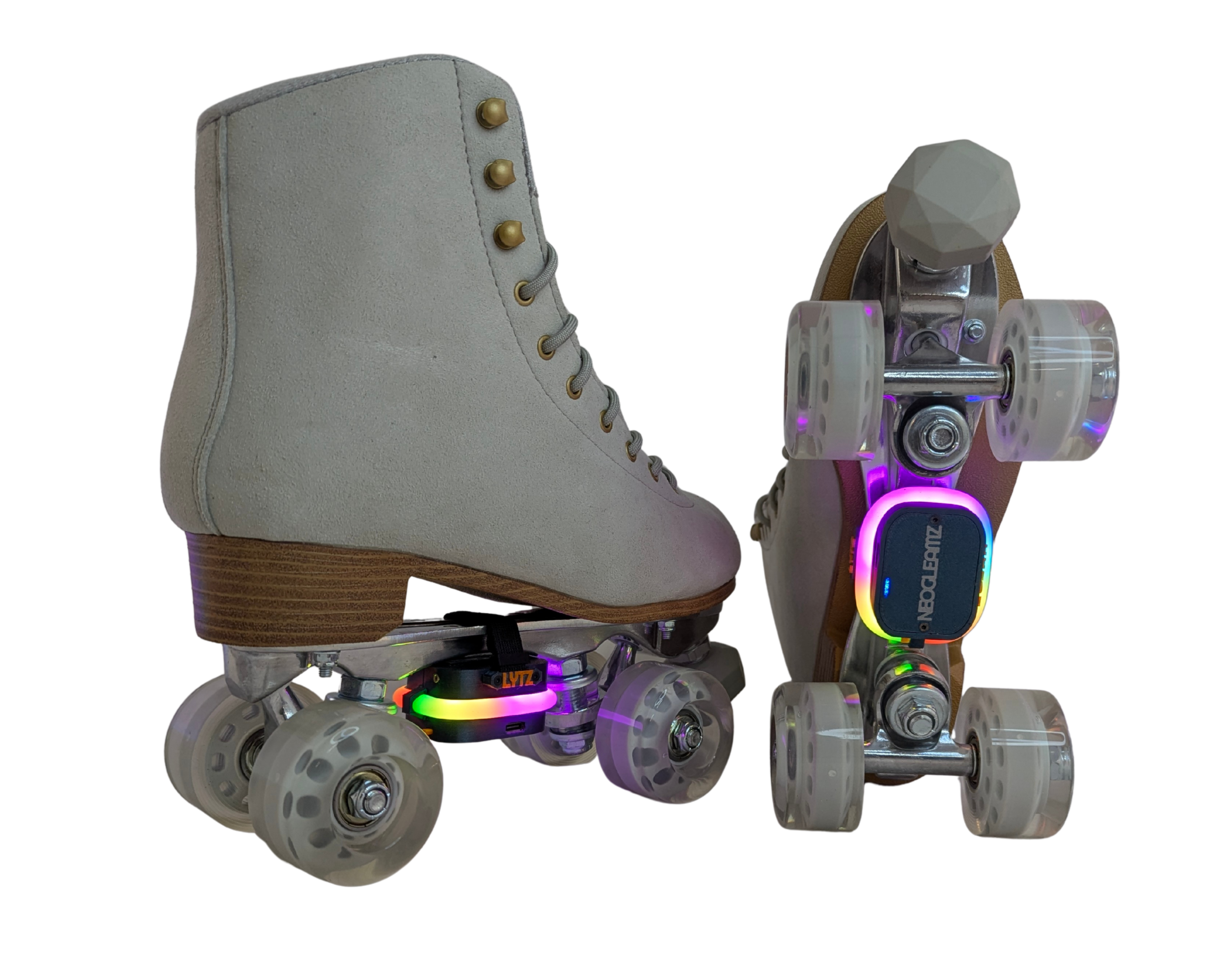 SK8Lytz HALOZ - Rechargeable Roller Skate Lights - Neogleamz